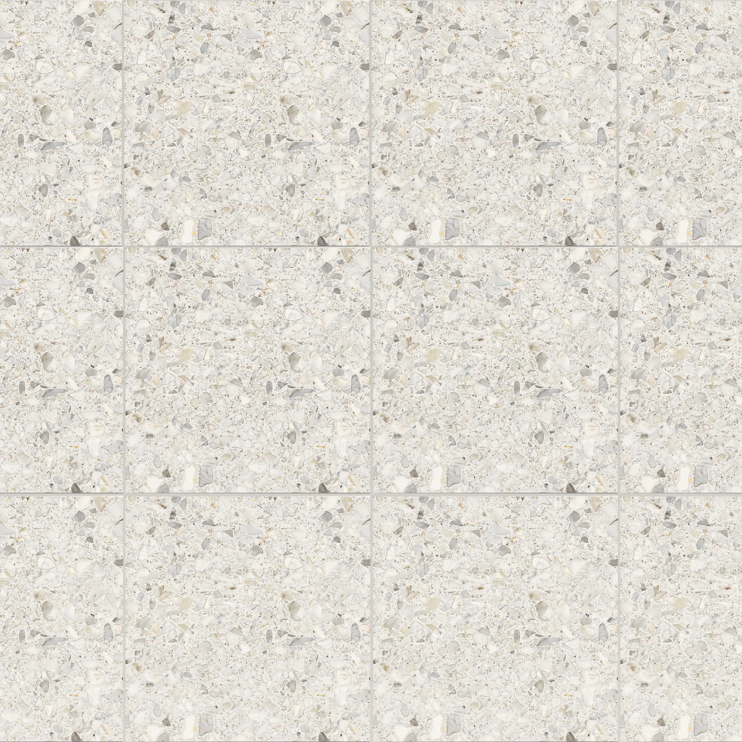 Terrazzo Cream 36x36 Polished Porcelain Tile - iTileMosaic