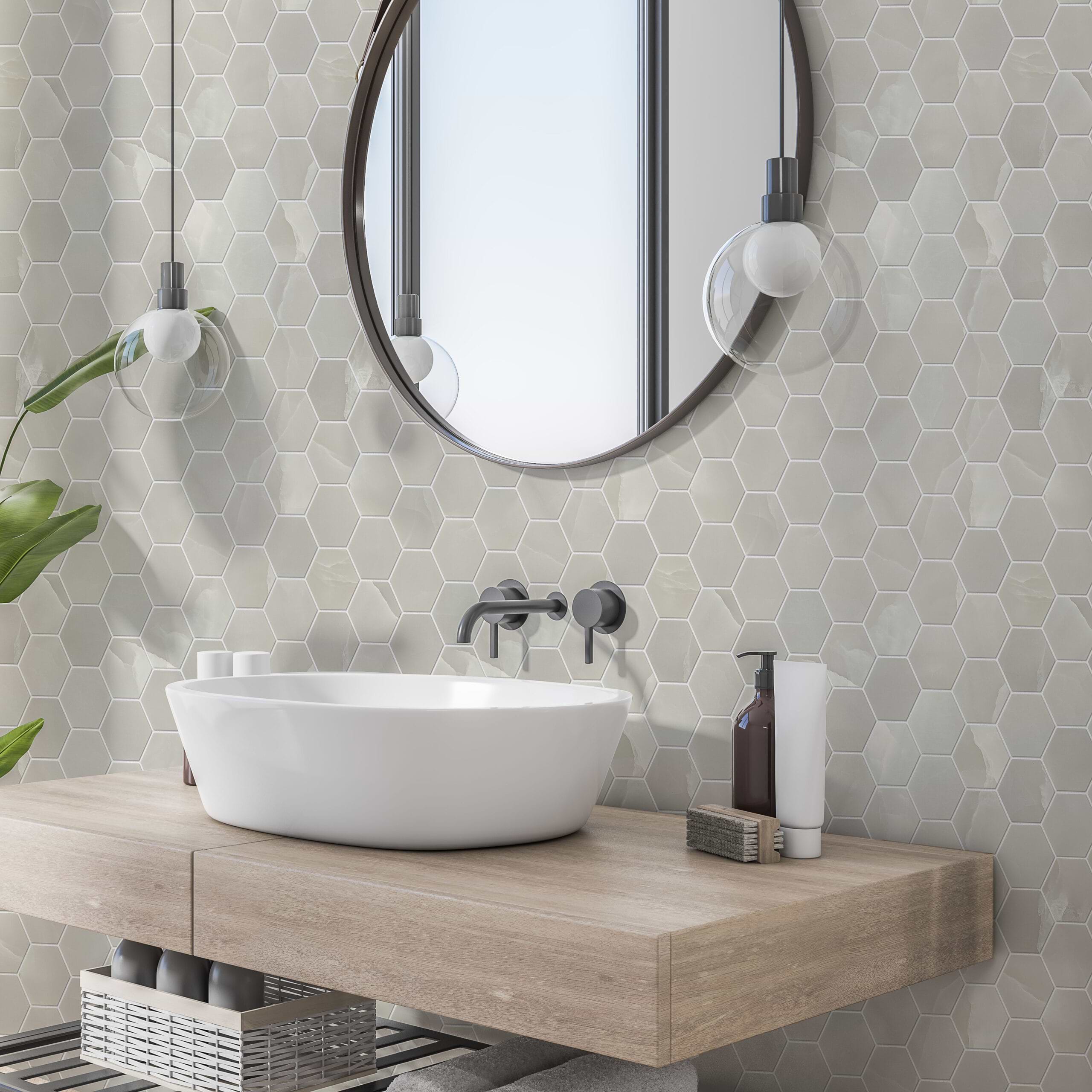 Estima Onyx Grey 3x3 Matte Porcelain Mosaic | iTileMosaic