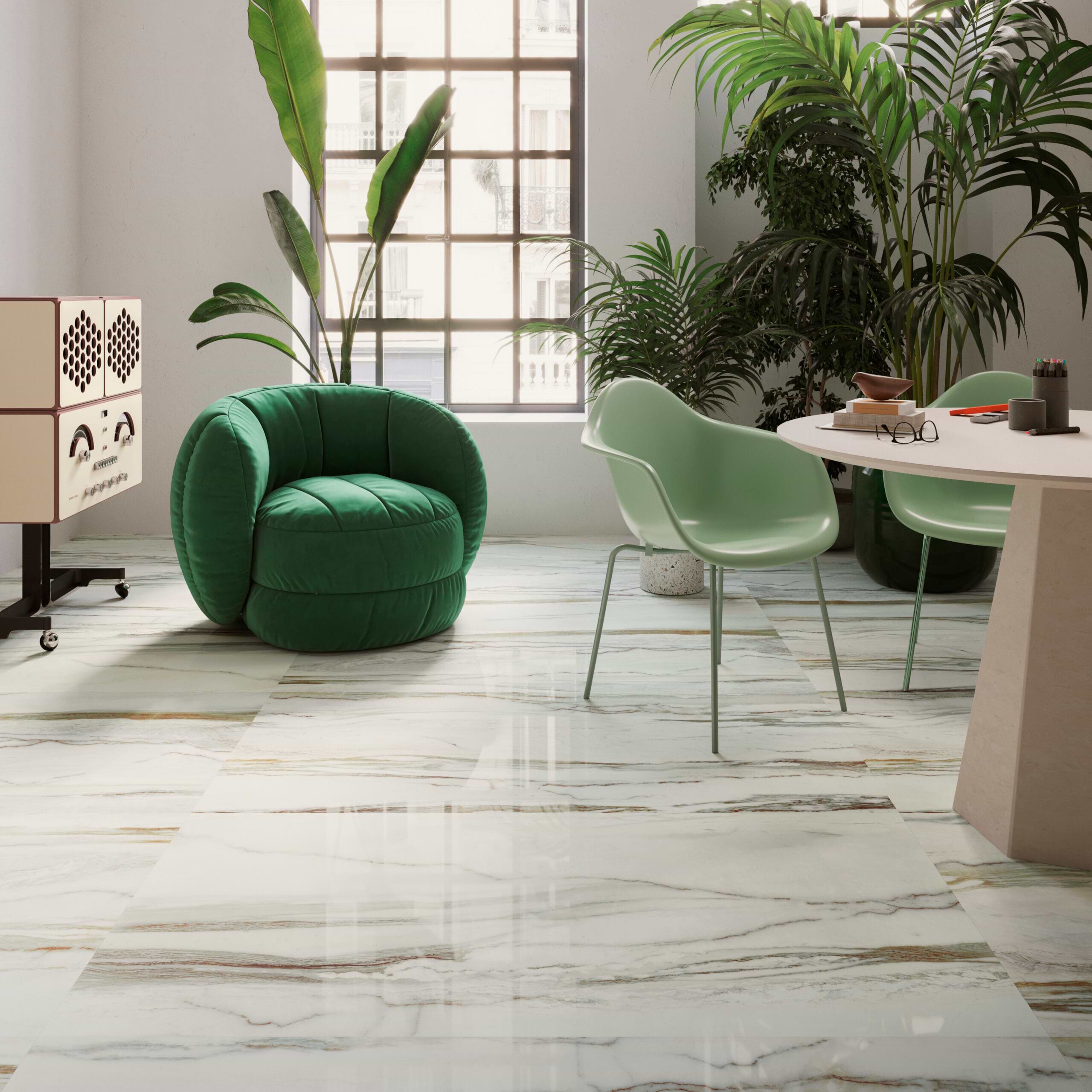 Stella Marble Emerald 36x72 Polished Porcelain Tile - iTileMosaic