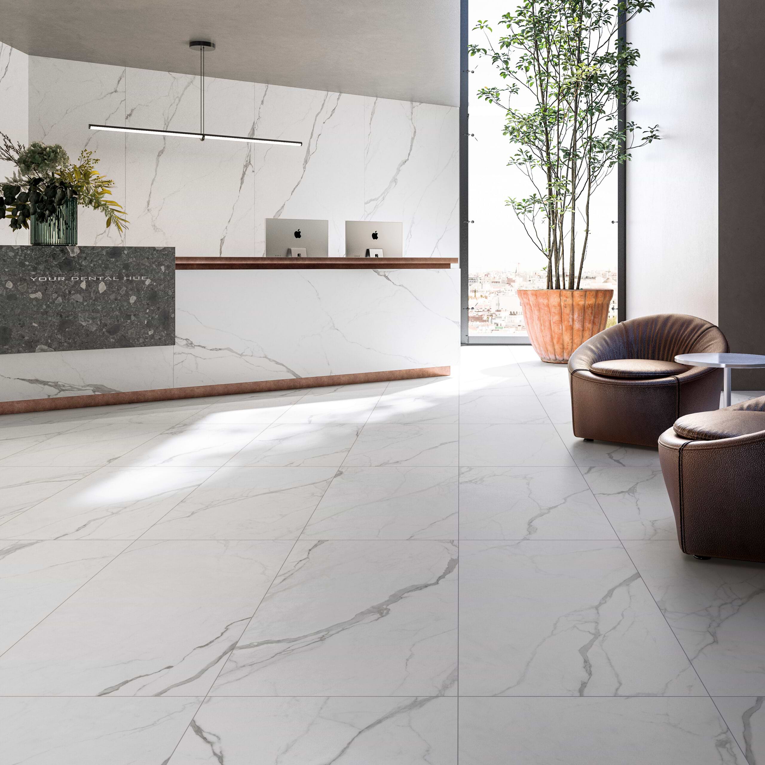 Stimato Apuano 24x48 Matte Porcelain Tile - iTileMosaic