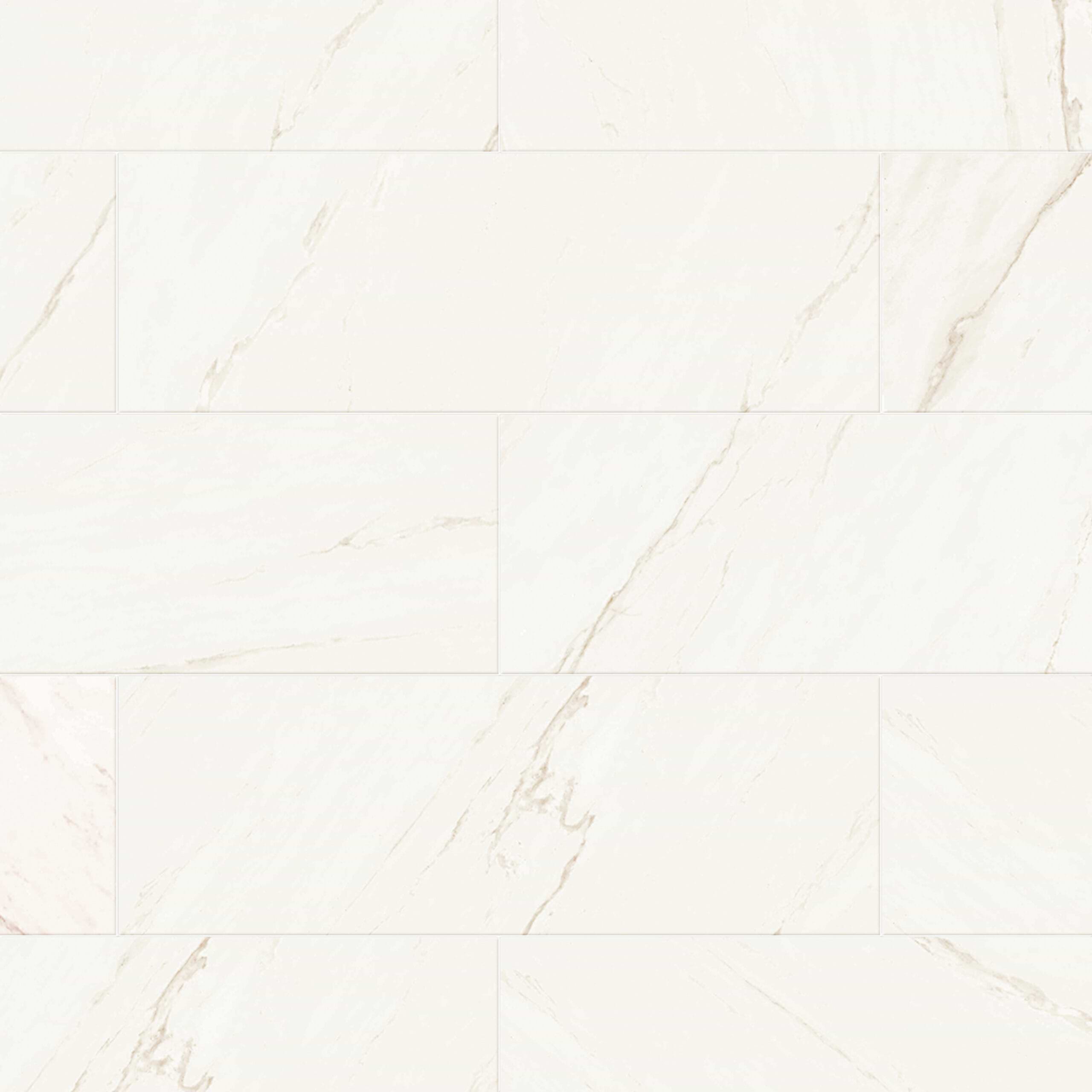 Adora Marble White 14x40 Matte Ceramic Tile in iTileMosaic