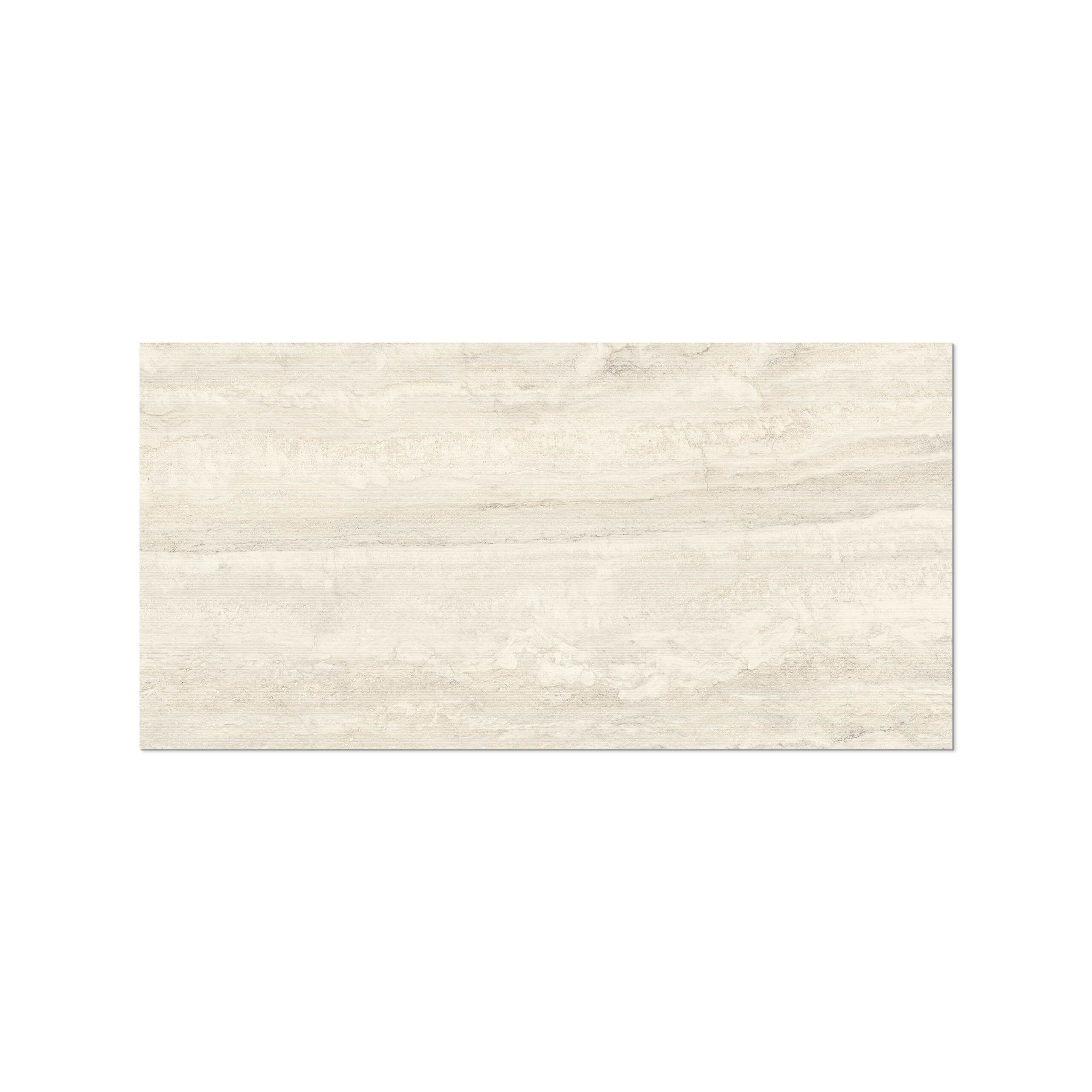 Invicta Ivory Rigato 24x48 Porcelain Tile - iTileMosaic