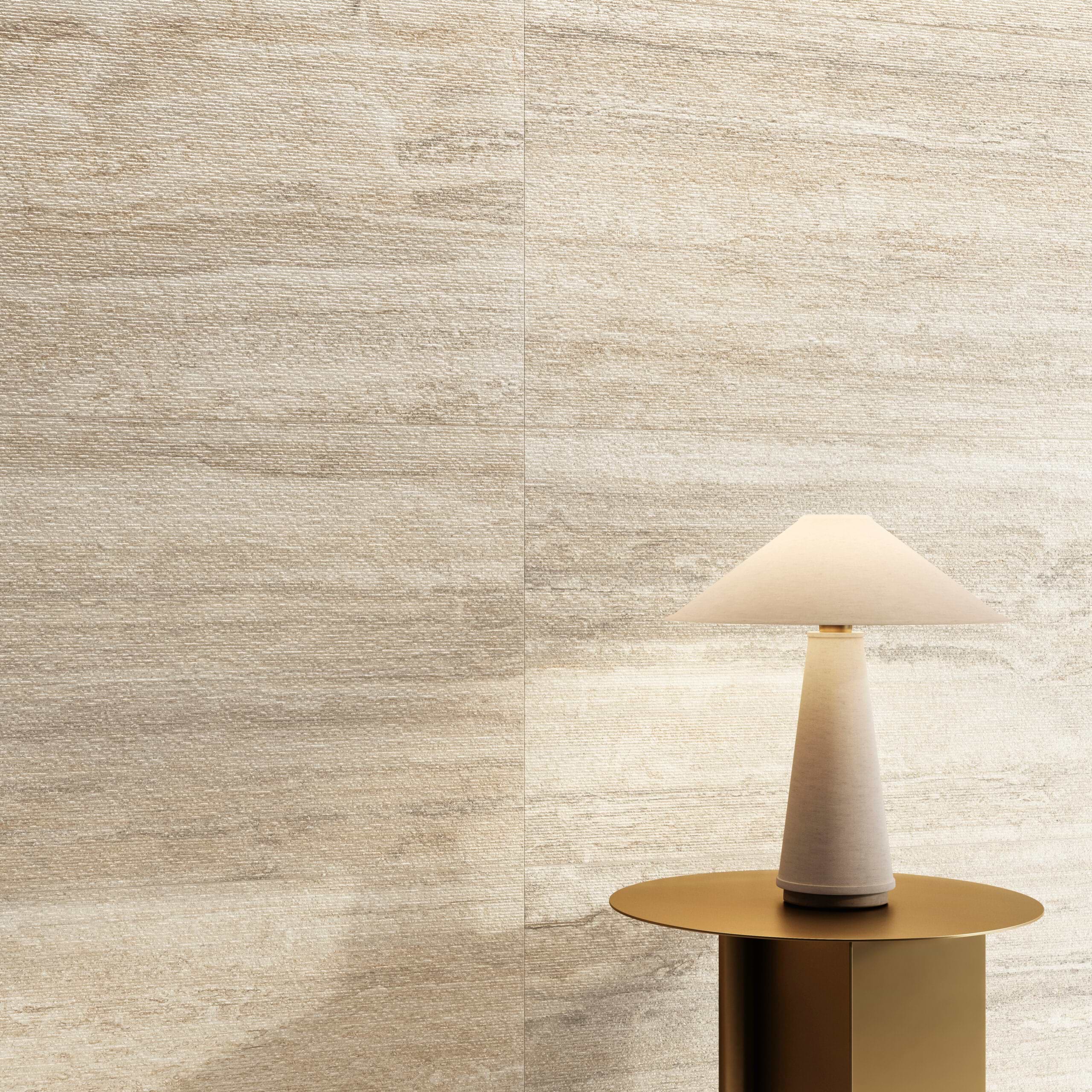 Invicta Ivory Rigato 24x48 Porcelain Tile - iTileMosaic