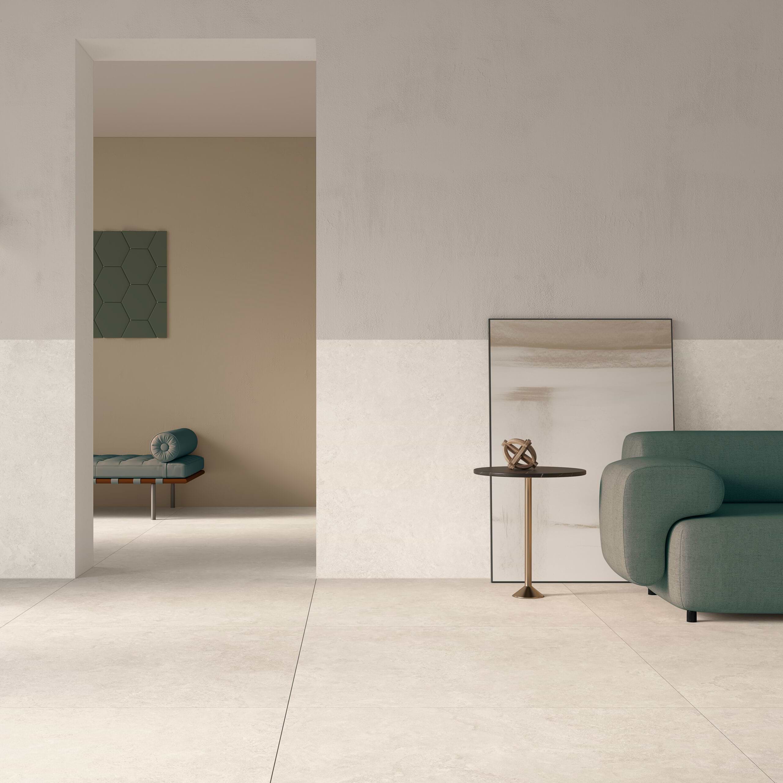 Stonewell White Polished 48x48 Porcelain Tile - iTileMosaic