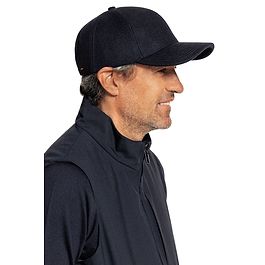 Wool Baseball Cap Navy Blue